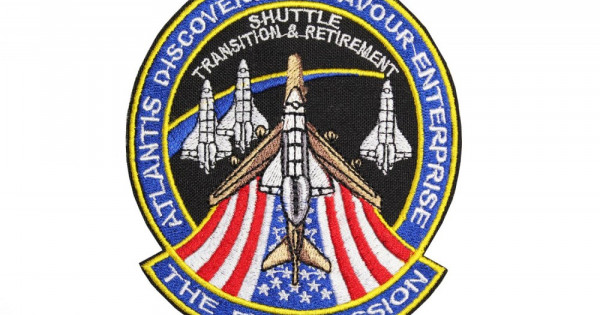 The Final Mission Shuttle Transition & Retirement NASA Patch Sleeve ...
