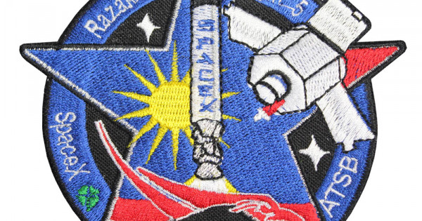 Falcon RazakSAT SpaceX Satellit ATSB Nasa Ärmel gestickt Patch