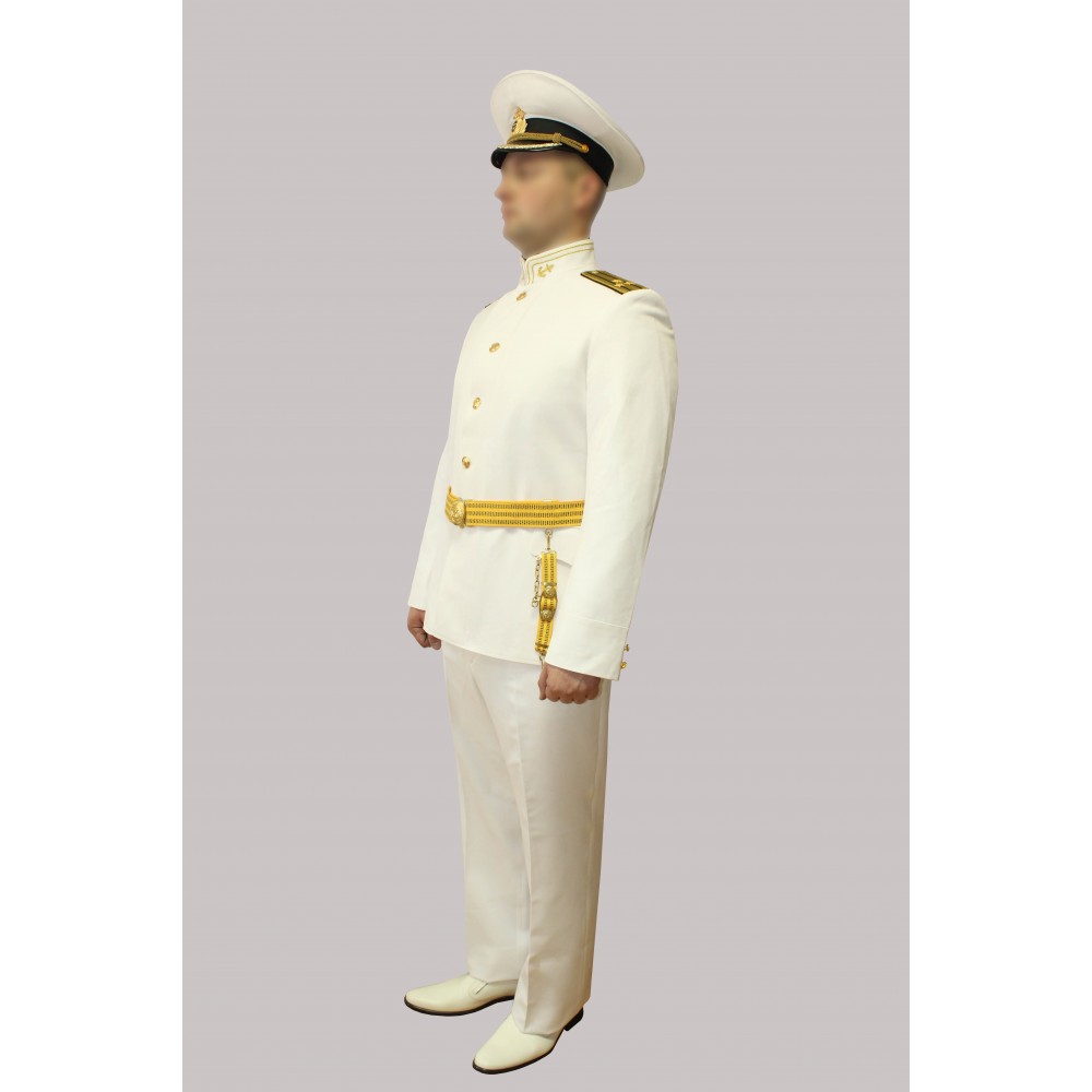 Russian VMF Navy Officer White Parade Uniform