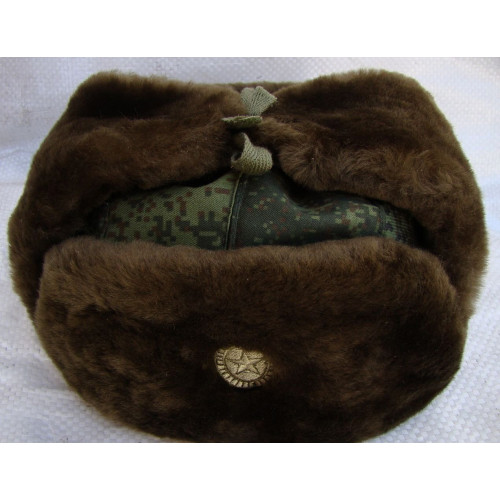 Winter Hats - Trapper hat, Soviet Military & Russian Army original fur ...
