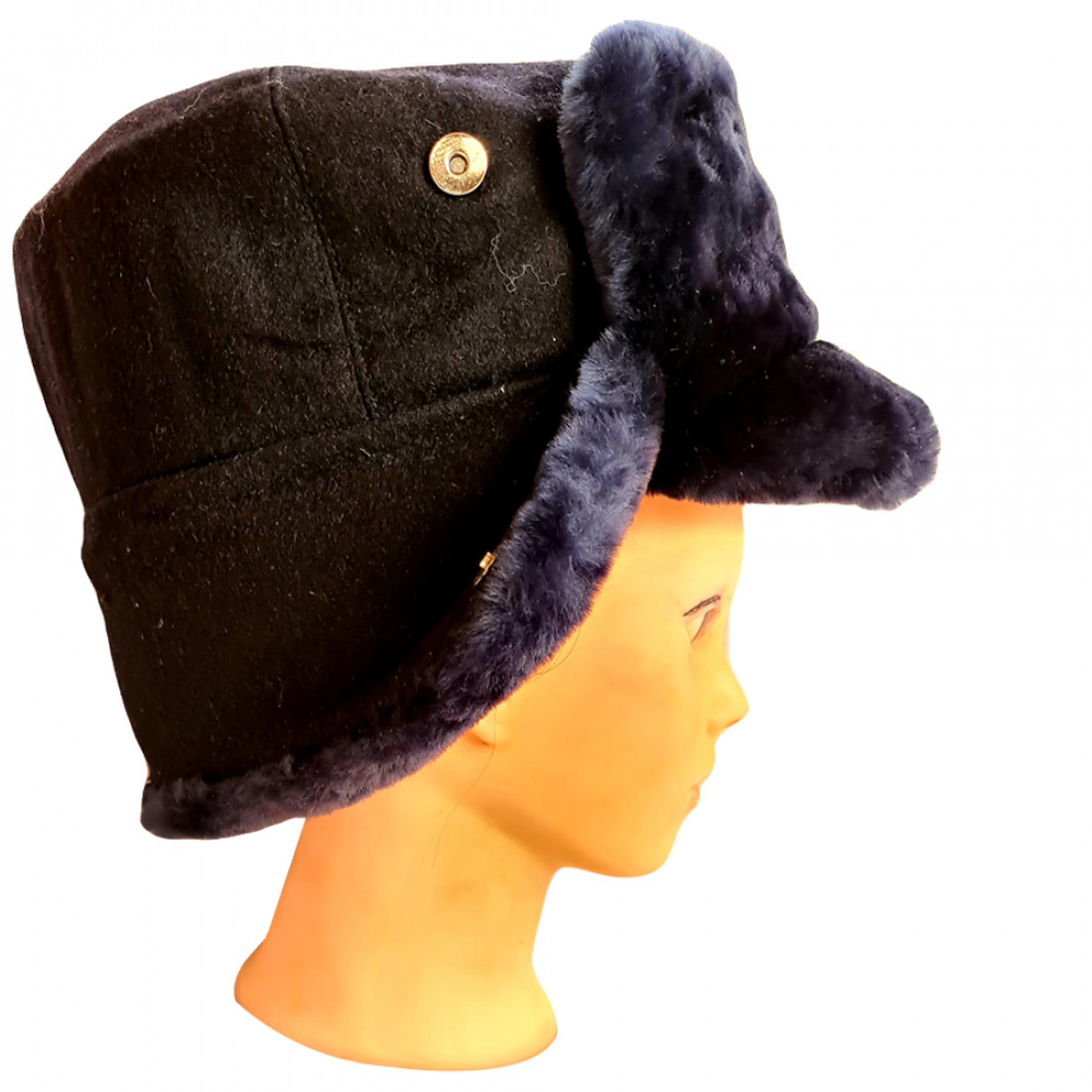 Vintage Original Police Winter hat Ushanka USSR