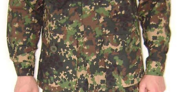 Airsoft Paratrooper summer camo tactical uniform "fracture" pattern rip ...