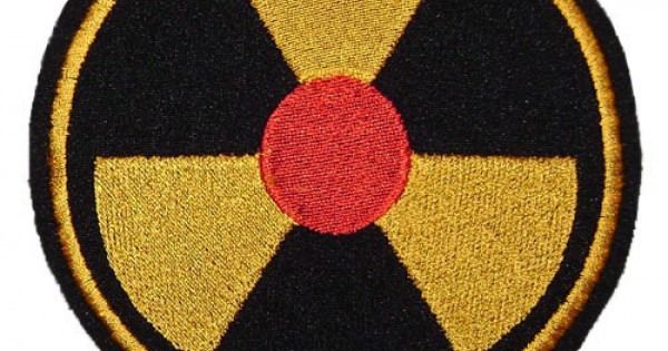 airsoft nuclear radiation symbol chernobyl patch 97
