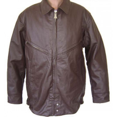 Soviet Union winter Black Overcoat Genuine Leather Officers