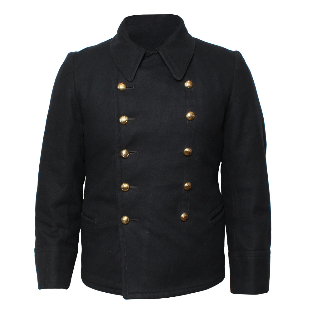 Old Navy Fleet Admirals Winter Uniform Black Wool Jacket Bushlat