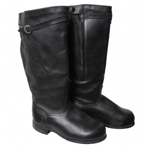 Soviet Boots - Russian Military Leather Boots, Soviet Army Winter ...