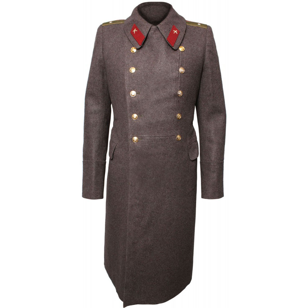 Ussr military soviet / russian army officer overcoat ...