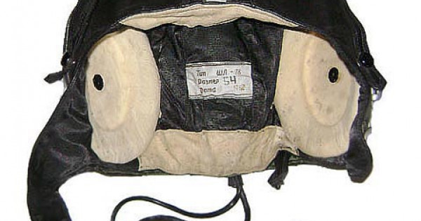 Soviet Helmets USSR Air Force military protection, leather pilot ...