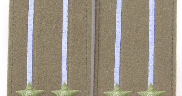 Soviet wwii / red army original shoulder boards high-ranking aviation ...