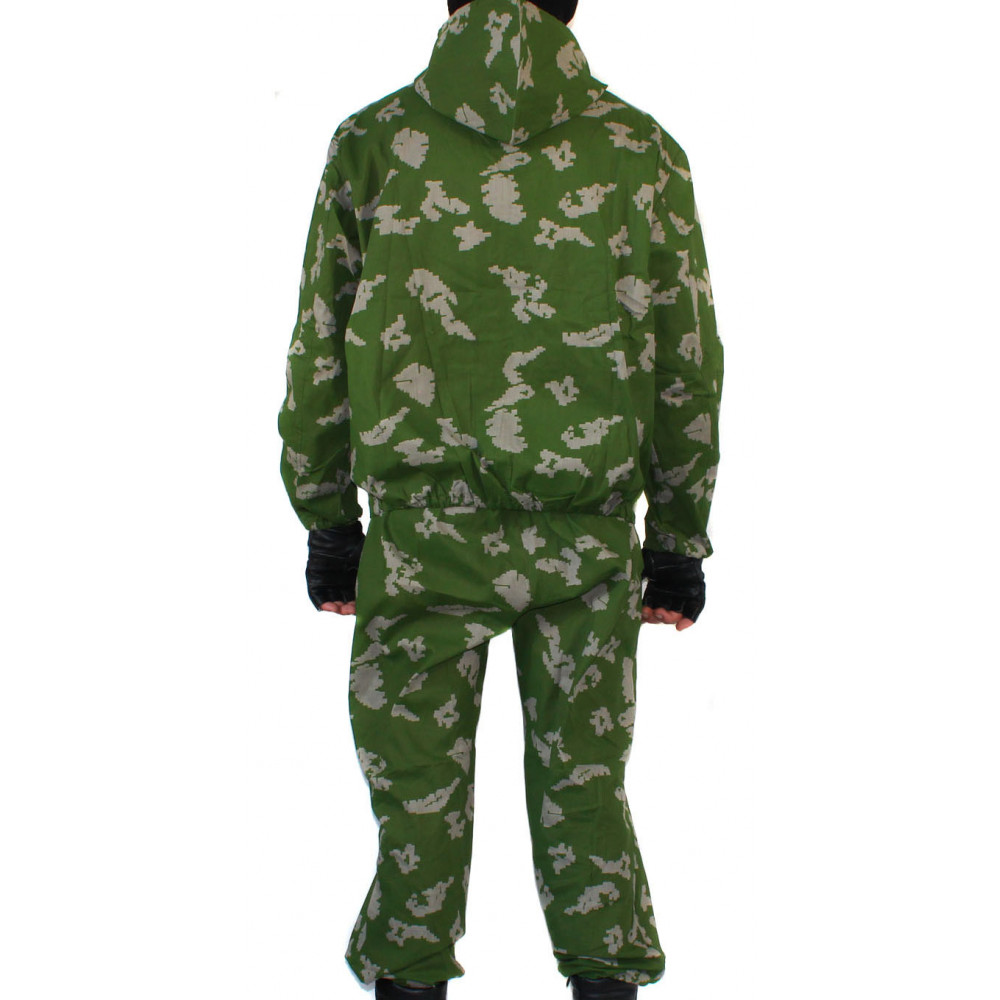 Airsoft "klm" sniper tactical camo uniform berezka on zipper "klmk ...