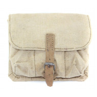 Soviet military officer's leather map bag case