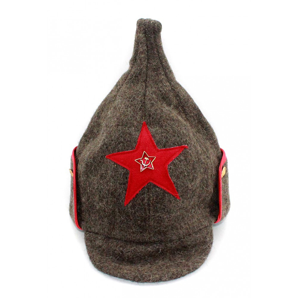 Soviet rkka infantry russian red army woolen winter hat budenovka