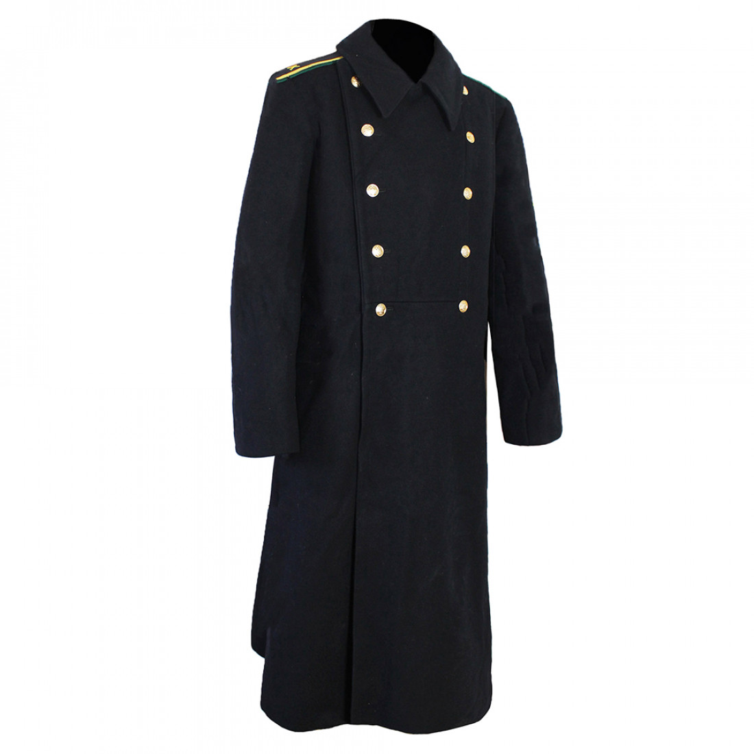 Tactical woolen long black coat - SovietMilitaryStuff.com