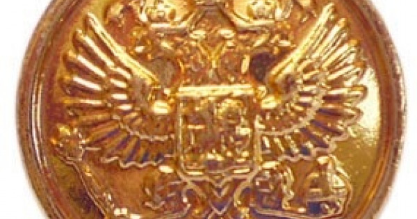 10 big buttons for Russian Army Officer uniforms