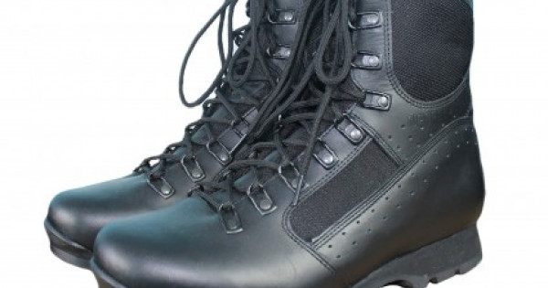 Airsoft Summer Tactical Leather Boots in black color - SM