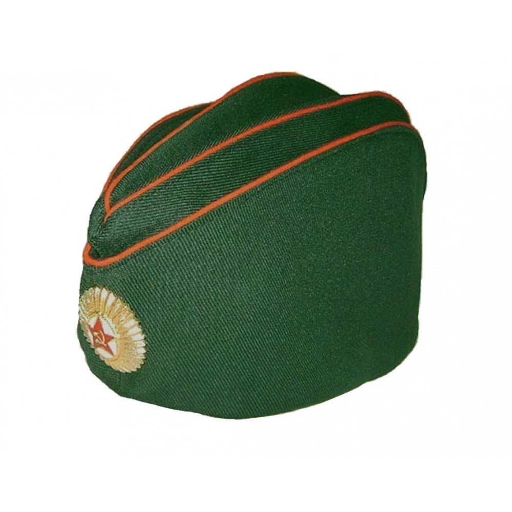army military Officer Pilotka USSR hat green Soviet Cap