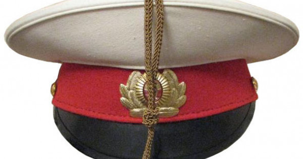 Soviet ministry of internal affairs parade officer hat ...