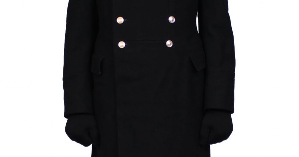Soviet fleet naval winter warm officer's overcoat, coat