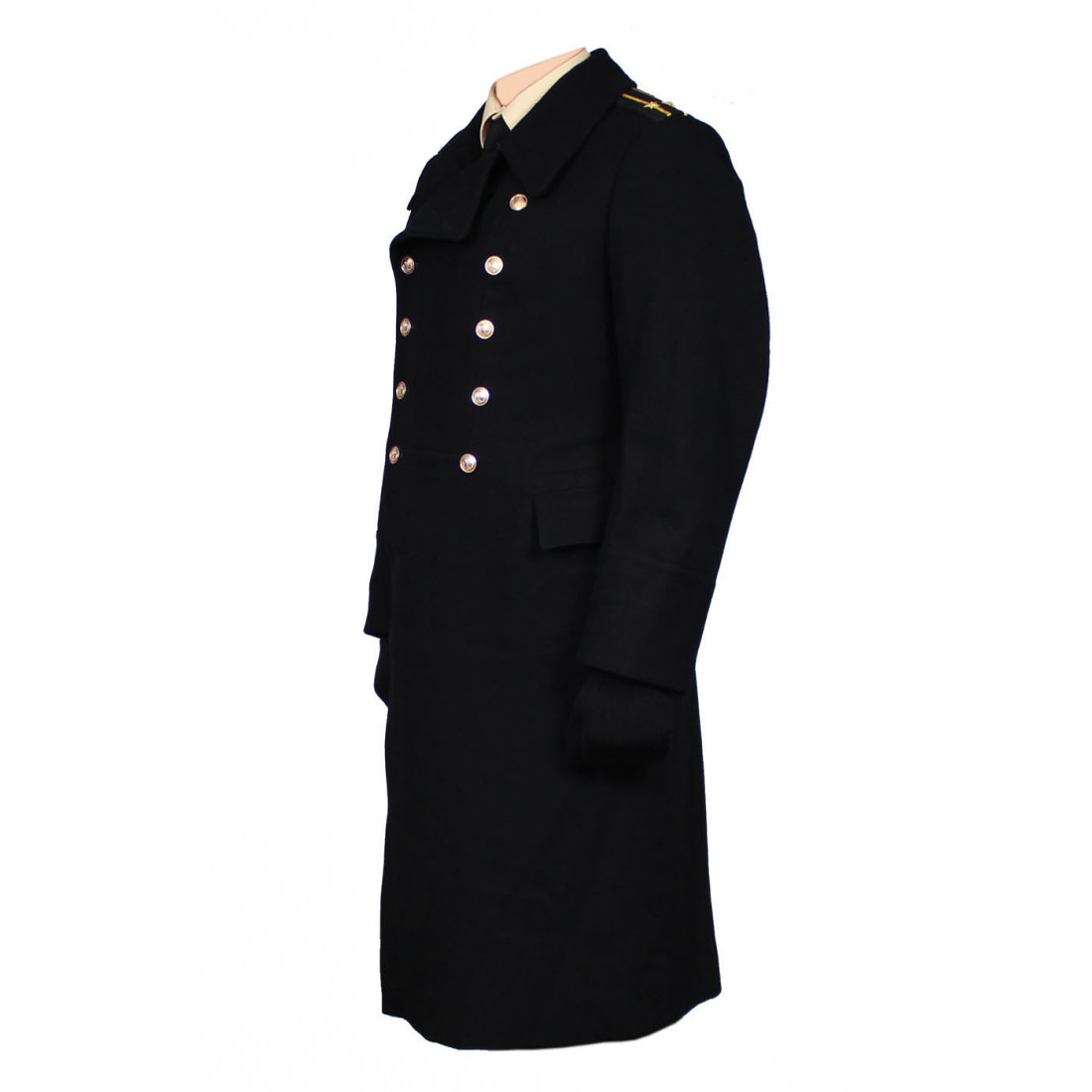 Soviet fleet naval winter warm officer's overcoat, coat