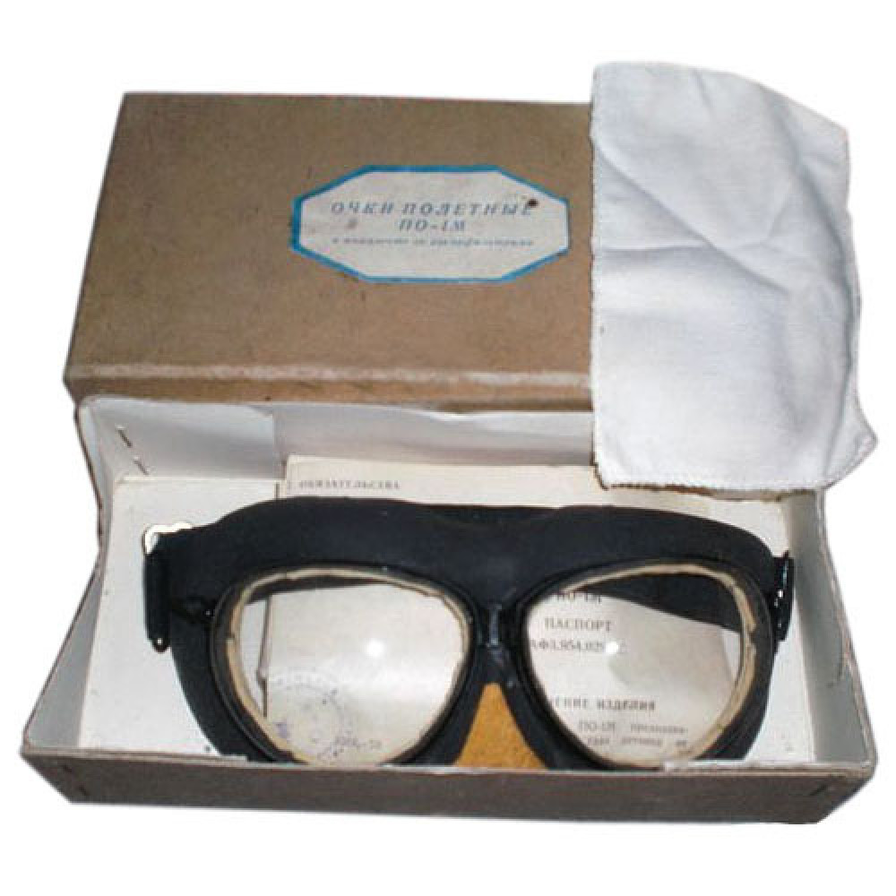 Soviet / military pilot goggles po-1m - SovietMilitaryStuff.com