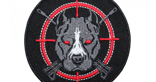 PitBull Airsoft Military Sniper Patch for Soldiers equipment Sleeve Sew ...