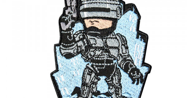 Robocop Old Style Video Game Embroidered Sew-on / Iron-on / Velcro Patch