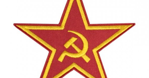 Red star hammer and sickle USSR Sew-on Handmade patch