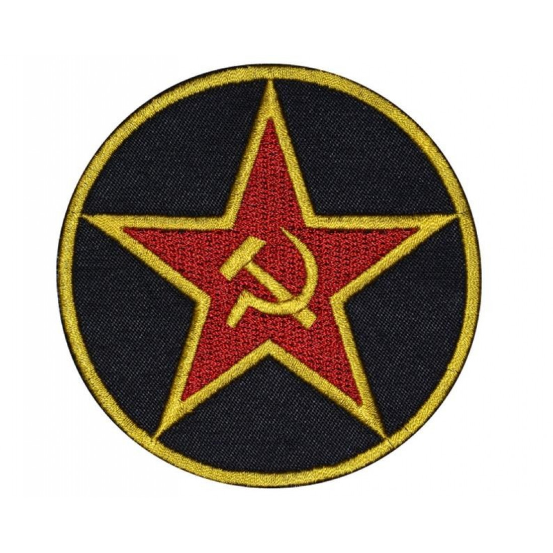 Soviet Red star hammer and sickle Embroidered Patch