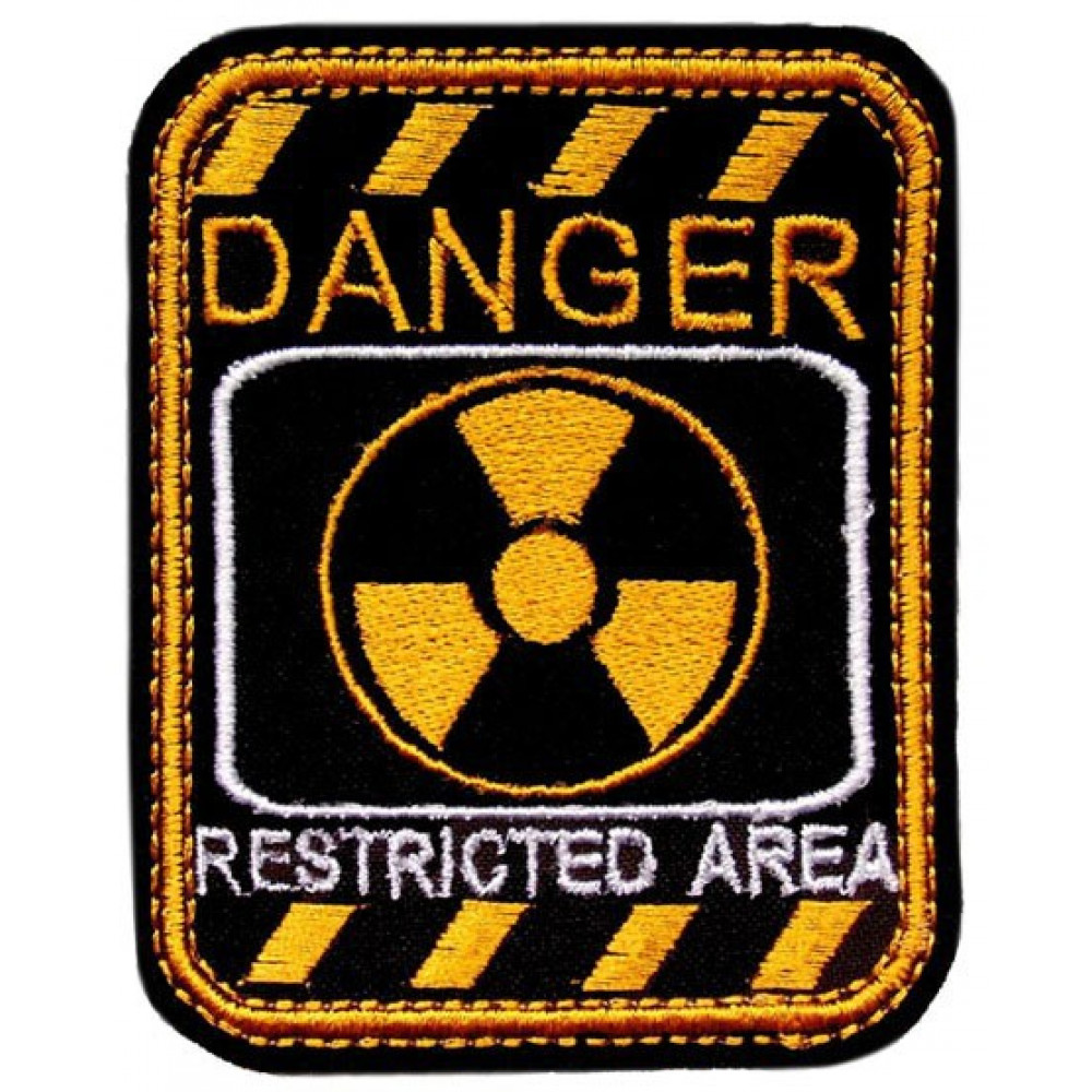 STALKER "Danger Zone" Game Embroidered Sew-on / Iron-on / Velcro Patch