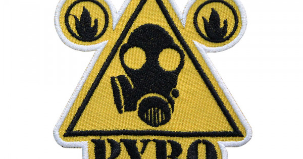 TF 2 Champion Pyro Logo Original Team Fortress 2 Embroidered Sew-on ...