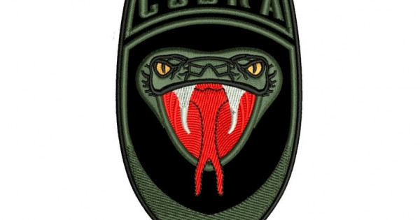 Cobra Airsoft Game Snake Tactical Russian Sleeve Embroidered Sew-on ...