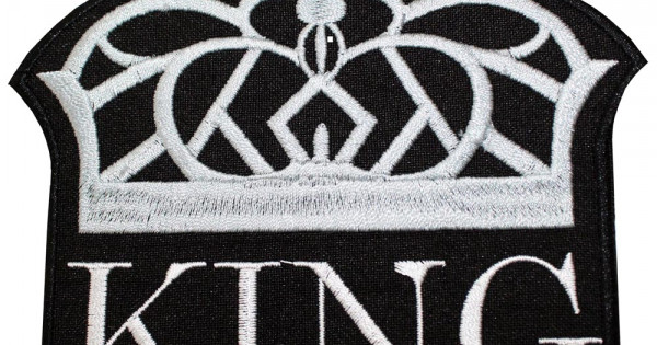 Logo King Broderie Couronne Coudre / Thermocollant / Patch Velcro