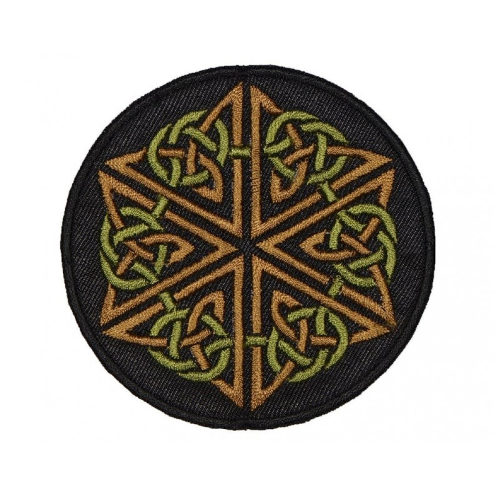 Celtic embroidery knot Machine Mythology patch Сeltic