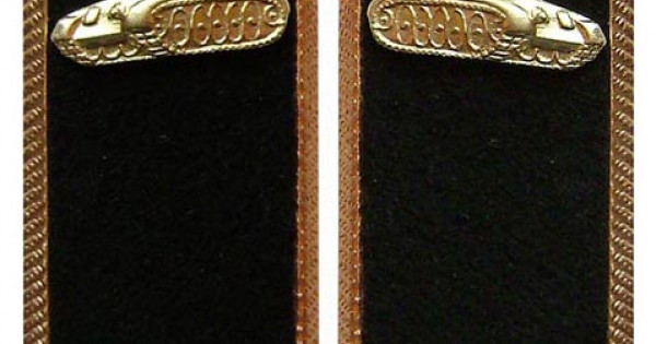 Soviet military army tank forces parade collar tabs