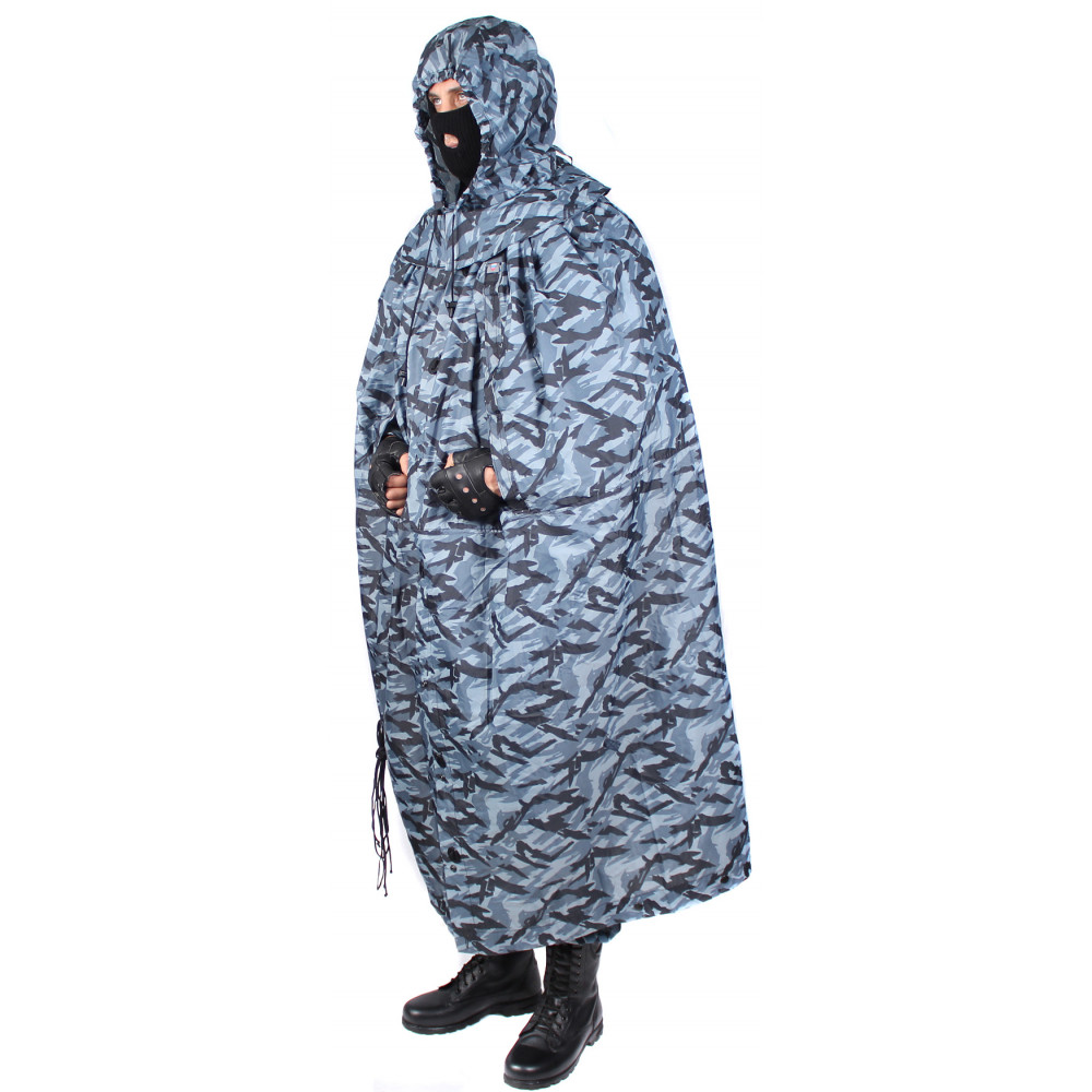 Tactical groundsheet "shadow" gray Airsoft camouflage - Survival Gear