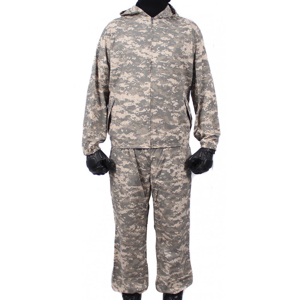 Airsoft "klm" sniper tactical camo uniform on zipper "pixel desert ...