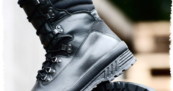 Airsoft Tactical Warm Winter Black Boots Highland 125 ...