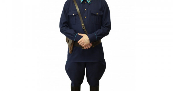 Soviet Air Force Lieutenant Blue Uniform