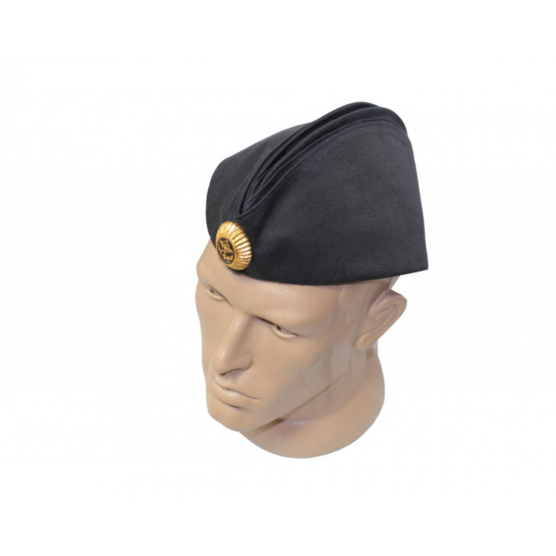 Soviet / Russian naval officer black Pilotka hat