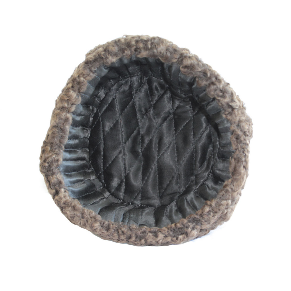 / Soviet military brown ushanka fur hat