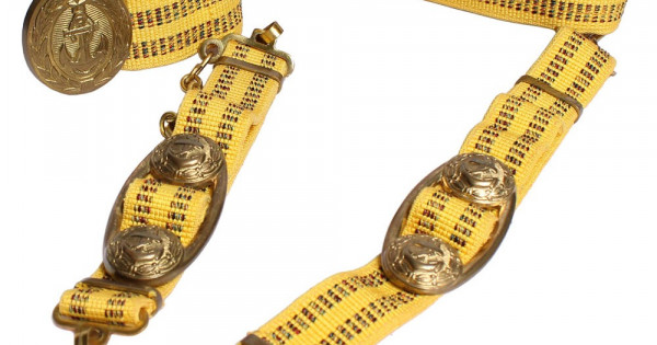 Parade Soviet Captains golden Naval Fleet belt