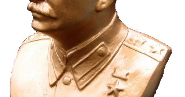 Bust of the Soviet leader Stalin (aka Joseph Vissarionovich Jughashvili)
