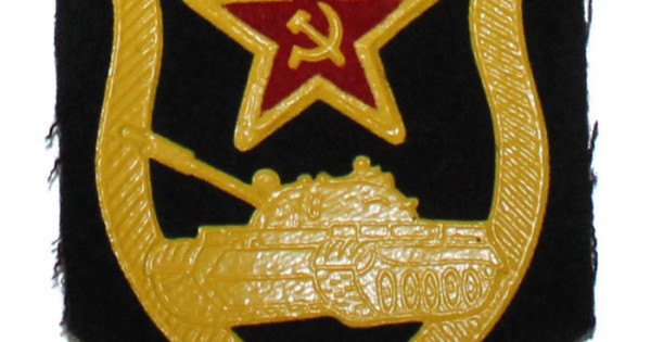 Soviet red army military patch tank force